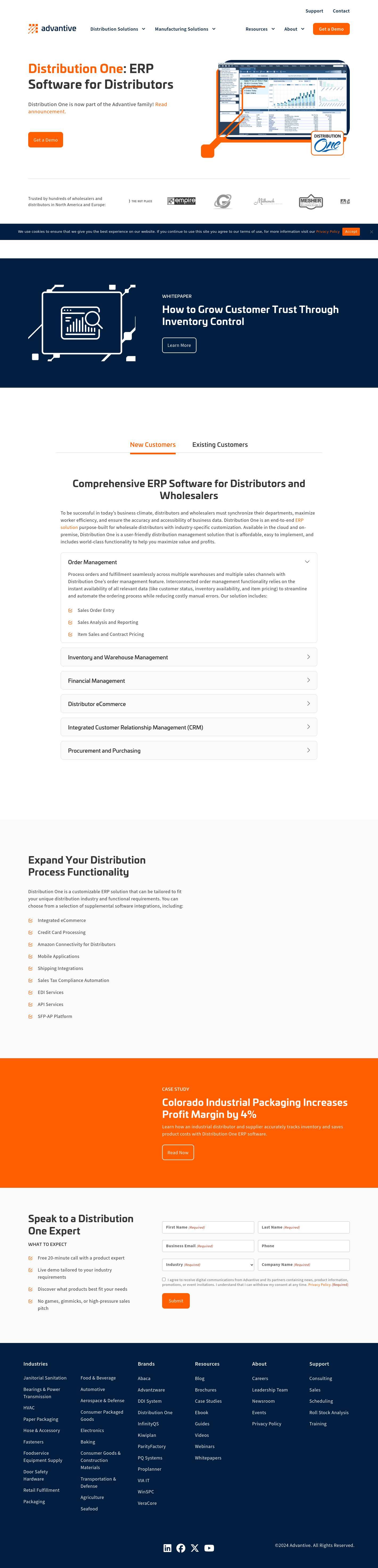 Distribution One (by Advantive) Traffic Analytics & Market Insights ...