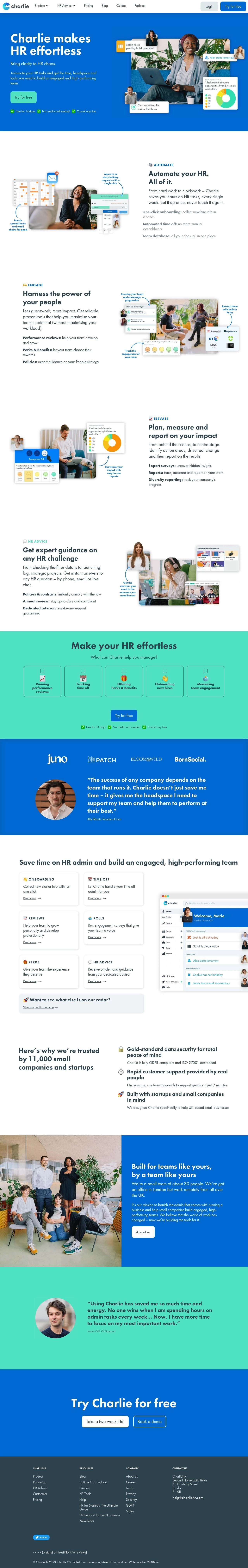 CharlieHR Traffic Analytics & Market Insights | B2BSaaS.com