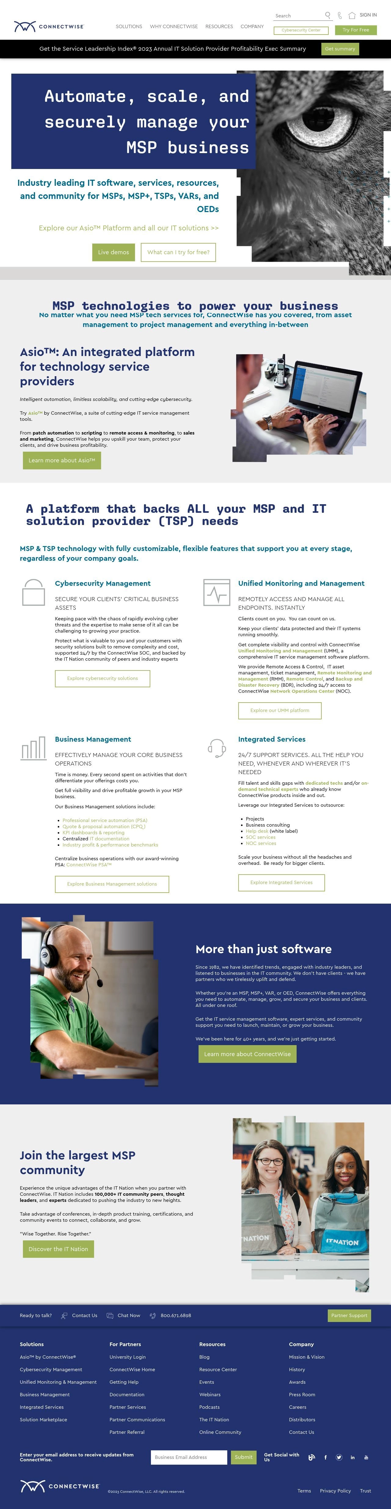 ConnectWise PSA Traffic Analytics & Market Insights | B2BSaaS.com