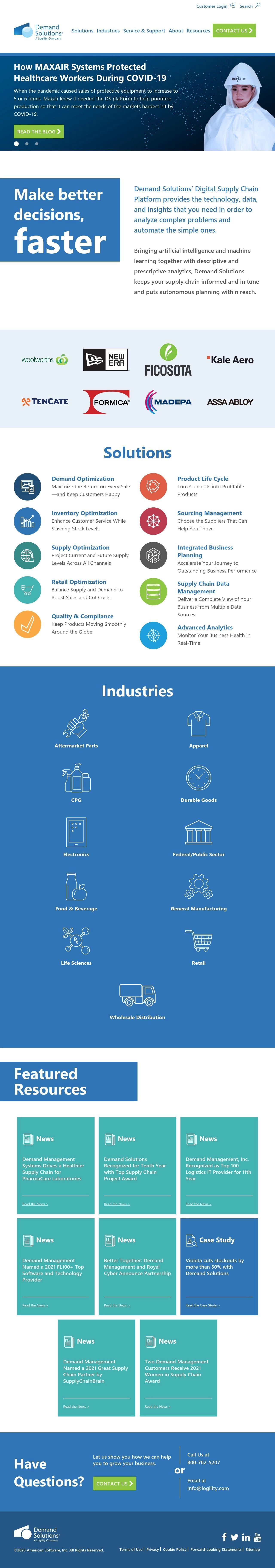 Demand Solutions Traffic Analytics & Market Insights | B2BSaaS.com