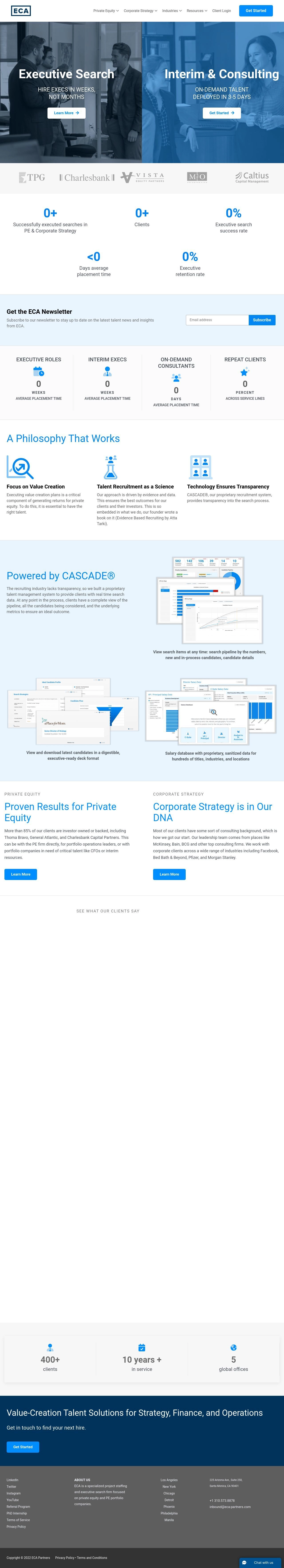 ECA Partners Traffic Analytics & Market Insights | B2BSaaS.com