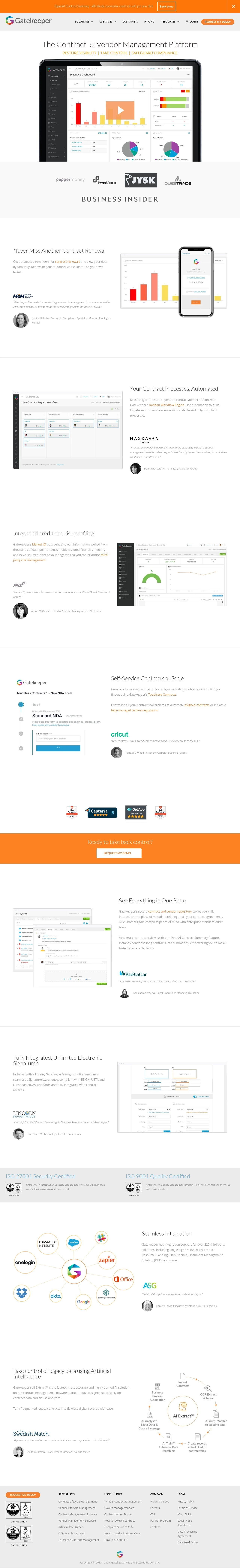 Gatekeeper Traffic Analytics & Market Insights | B2BSaaS.com