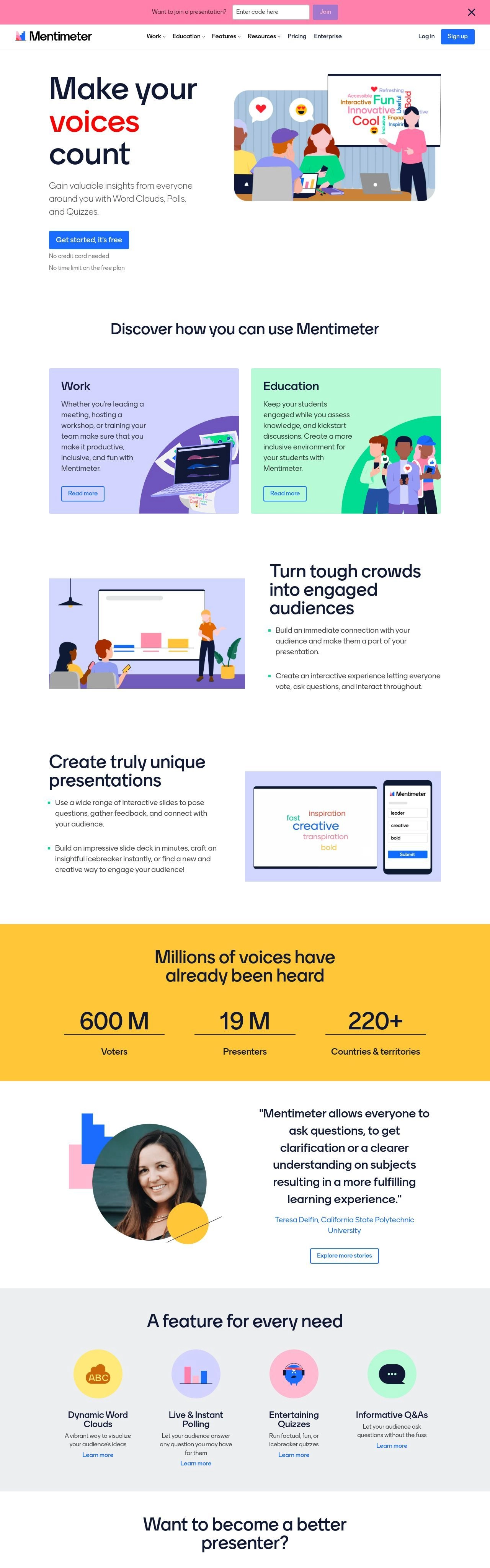 Mentimeter Traffic Analytics & Market Insights | B2BSaaS.com