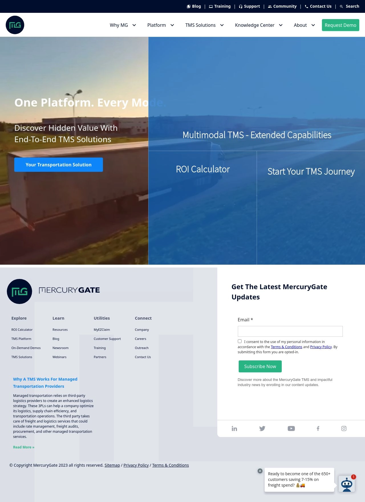 MercuryGate TMS Traffic Analytics & Market Insights | B2BSaaS.com