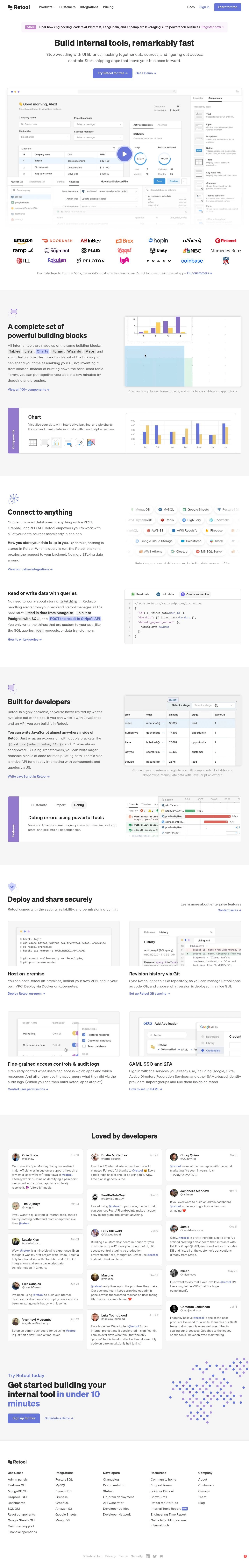 Retool Traffic Analytics & Market Insights | B2BSaaS.com