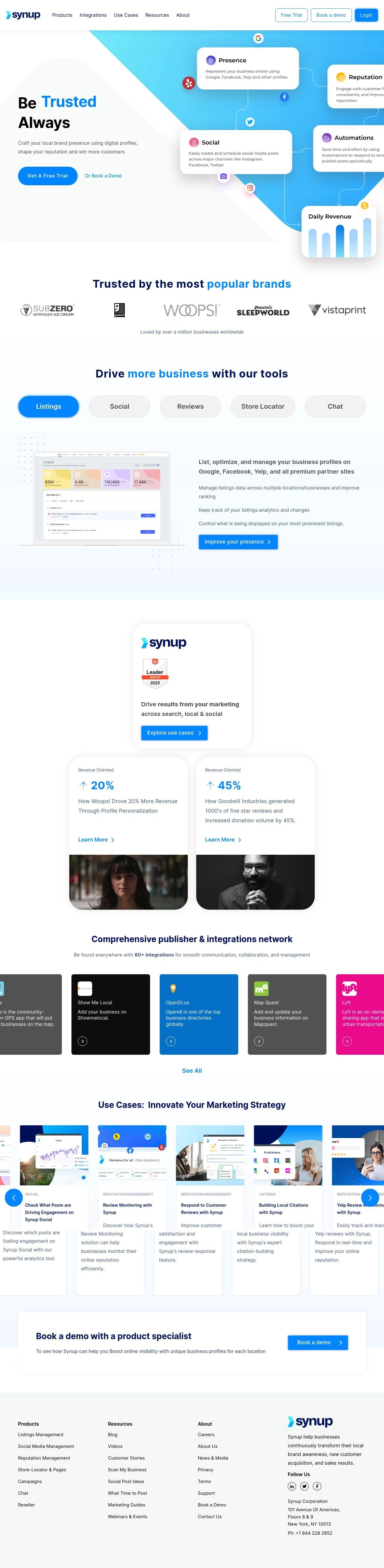 Synup Traffic Analytics & Market Insights | B2BSaaS.com