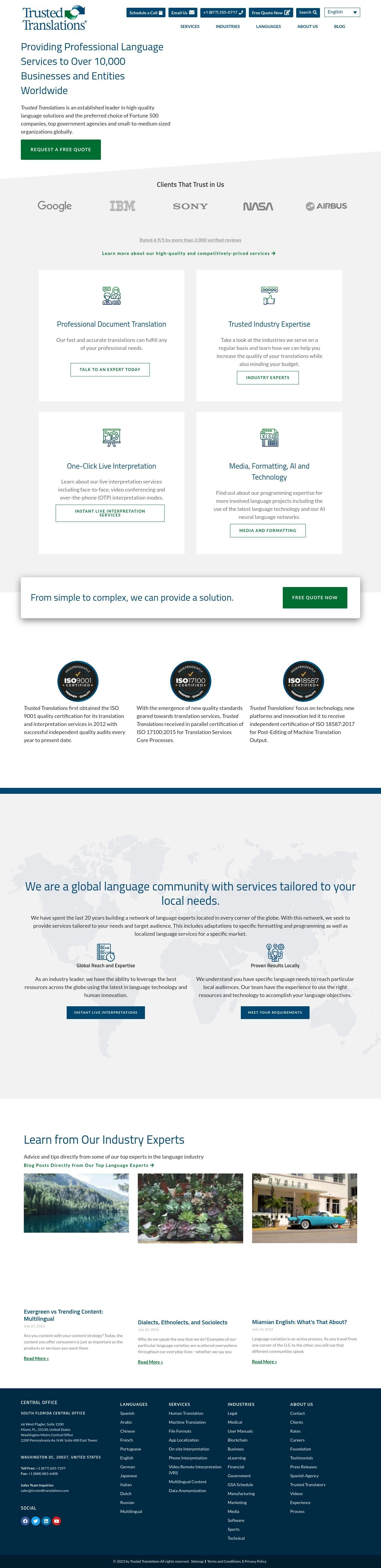 Trusted Translations Traffic Analytics & Market Insights | B2BSaaS.com