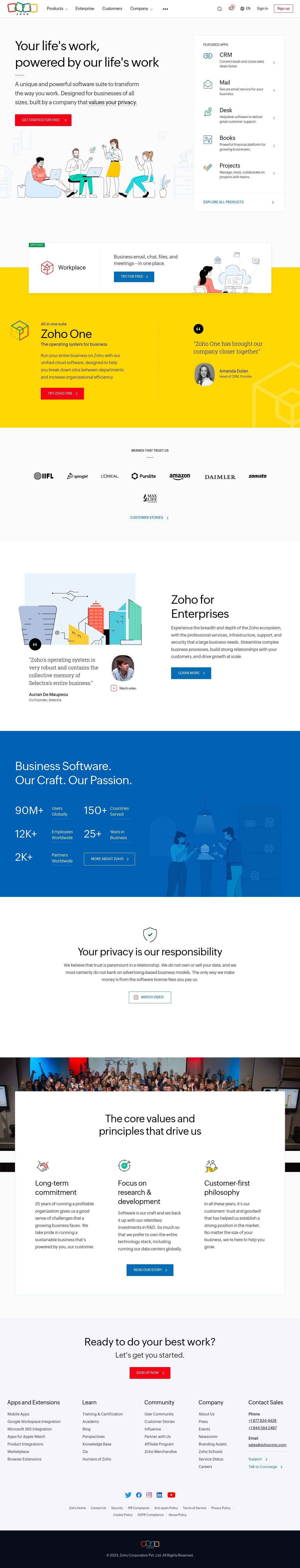Zoho Sheet Traffic Analytics & Market Insights | B2BSaaS.com